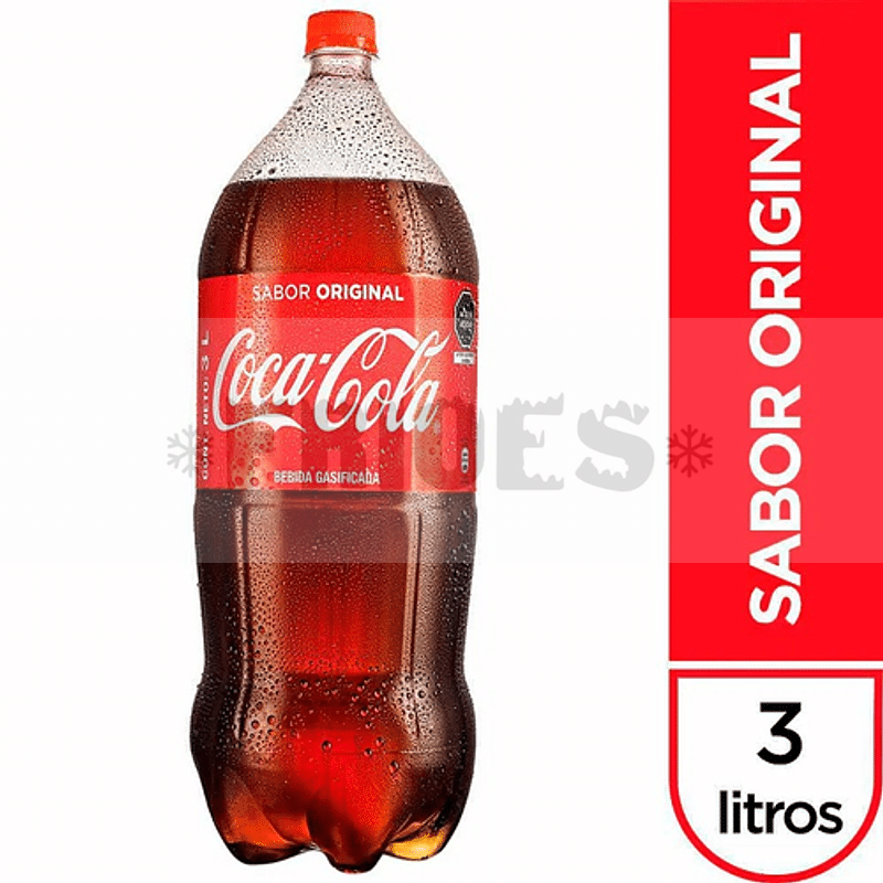 COCA COLA 3L X 6 UNIDADES | Frioes